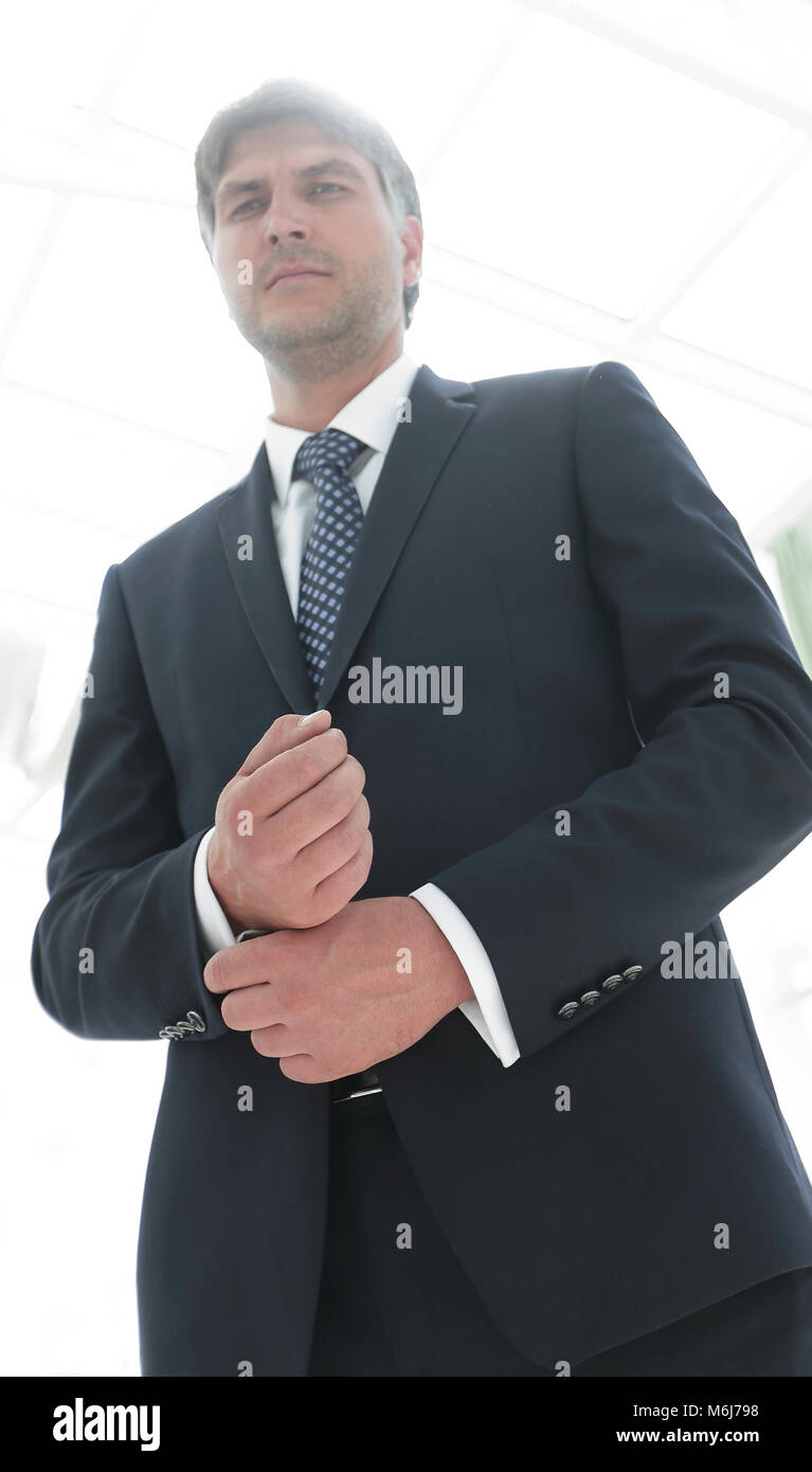 successful businessman looking forward Stock Photo - Alamy