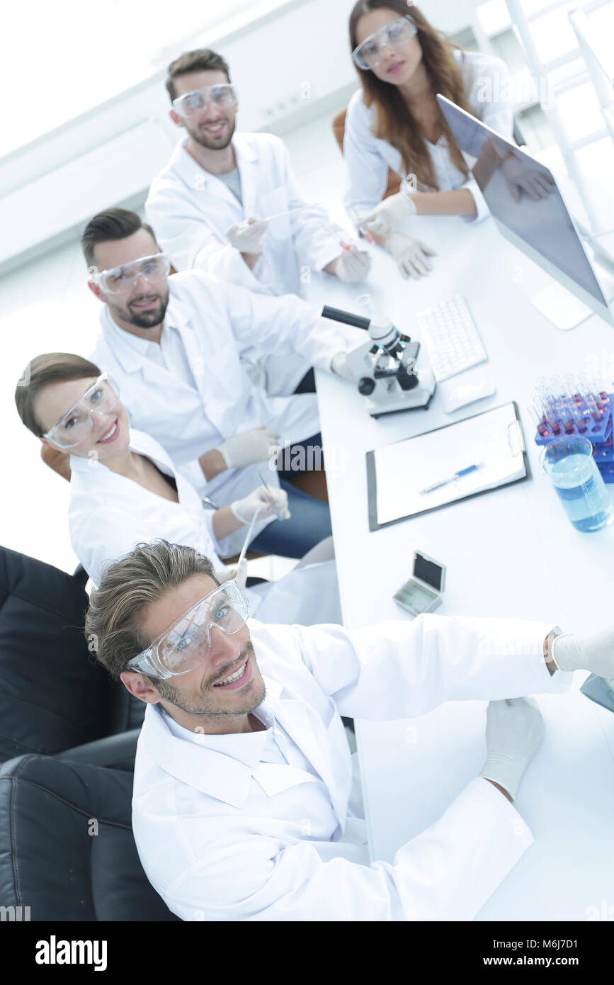 Portrait concentrated scientist working hi-res stock photography and ...