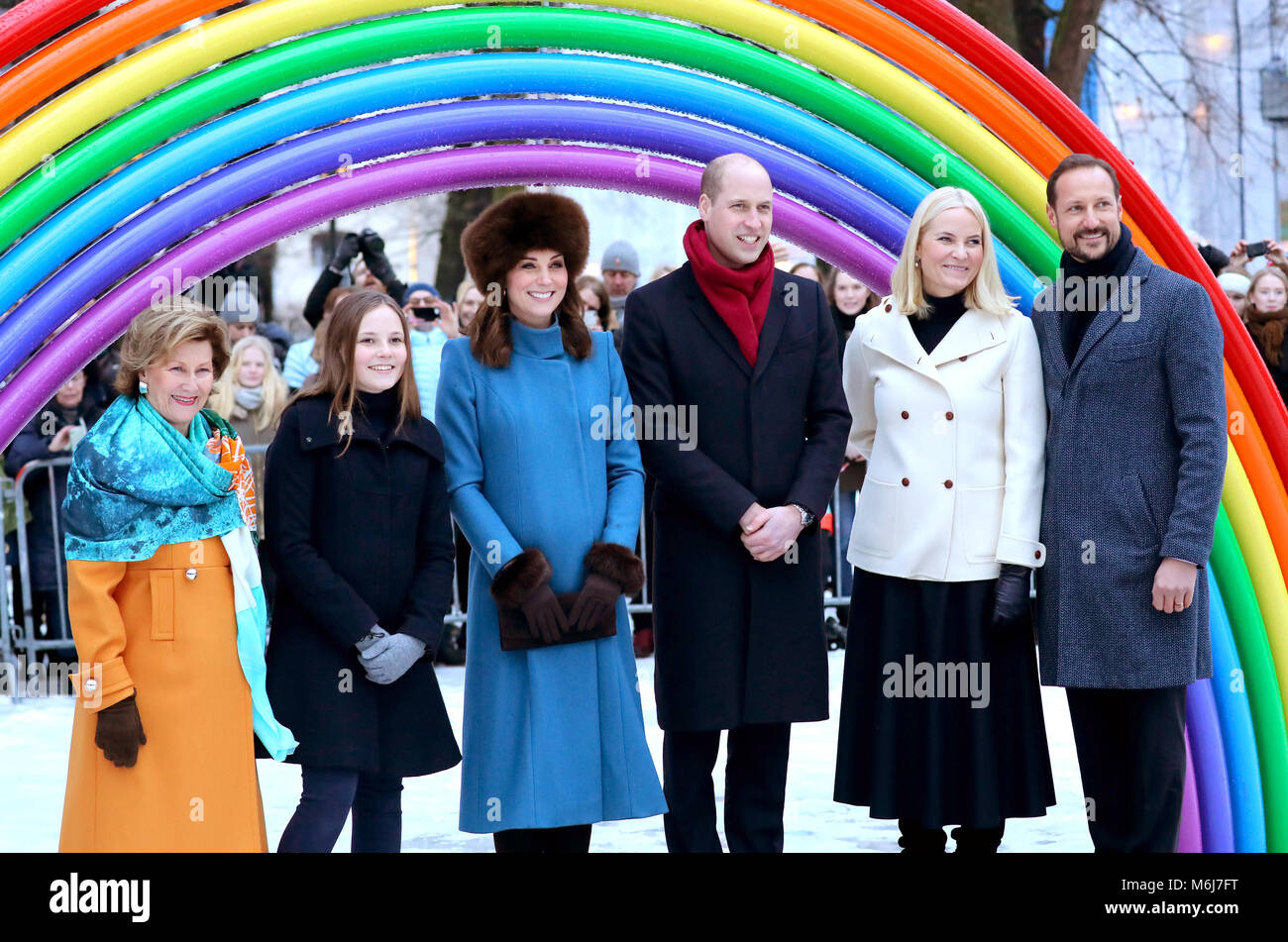 The Duke and Duchess of Cambridge visit the Princess Ingrid Alexandra ...