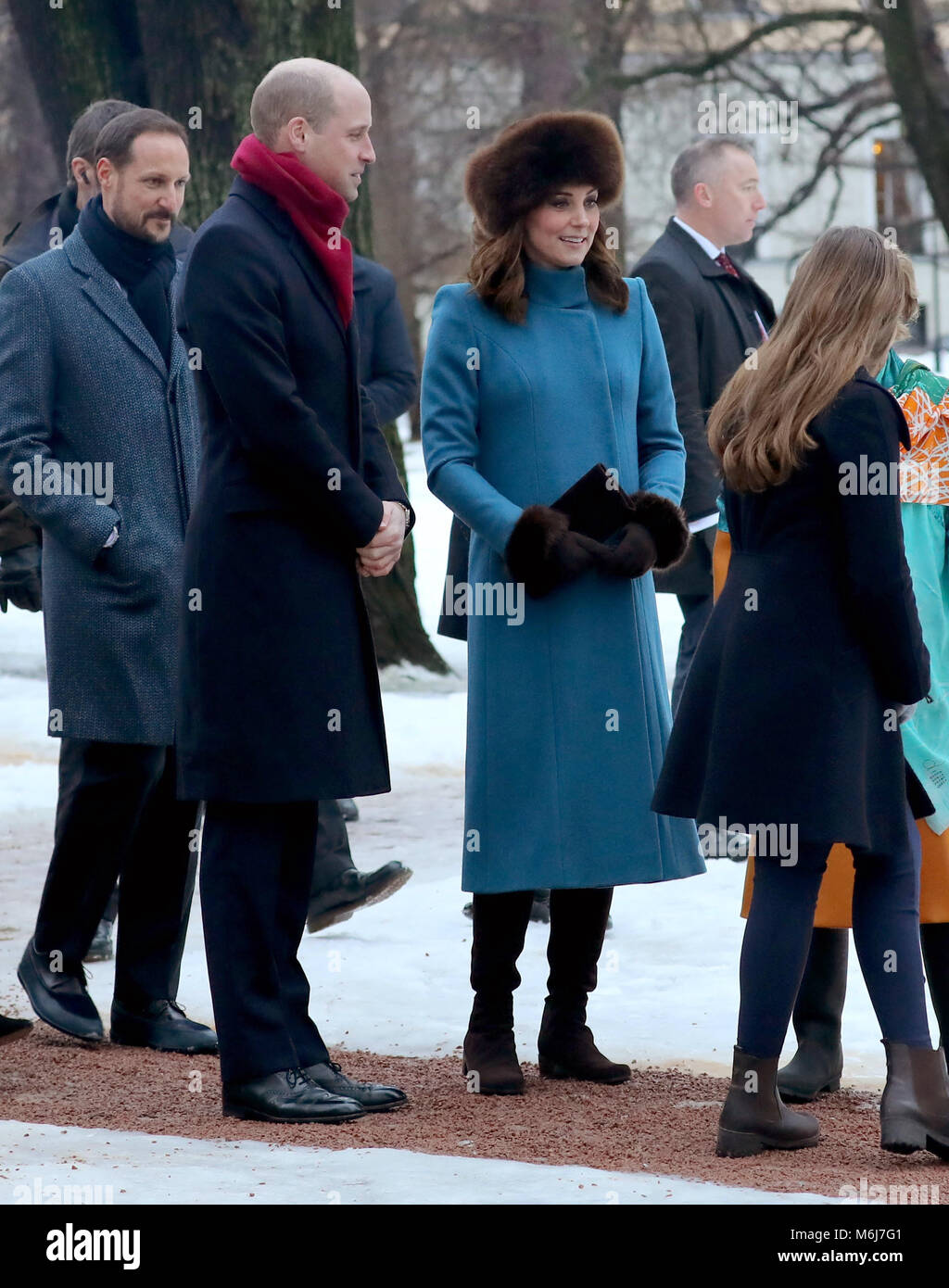 The Duke and Duchess of Cambridge visit the Princess Ingrid Alexandra ...