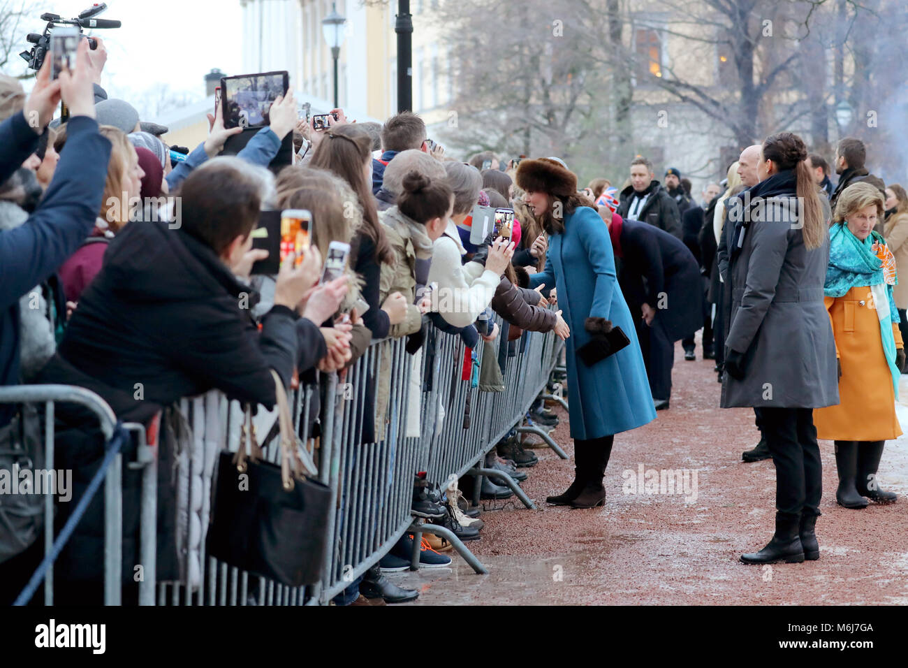 The Duke and Duchess of Cambridge visit the Princess Ingrid Alexandra ...