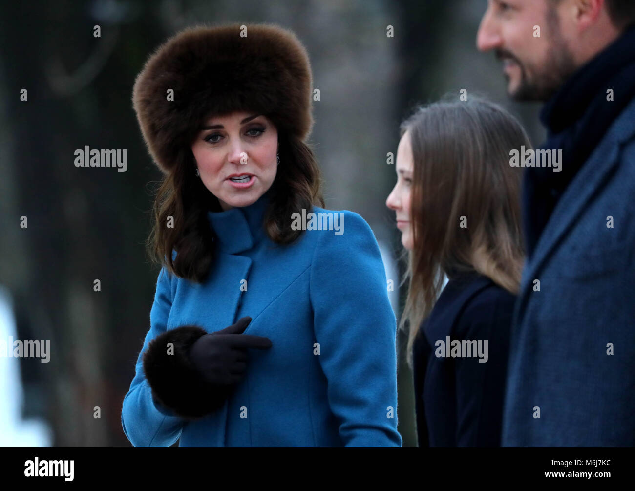 The Duke and Duchess of Cambridge visit the Princess Ingrid Alexandra ...