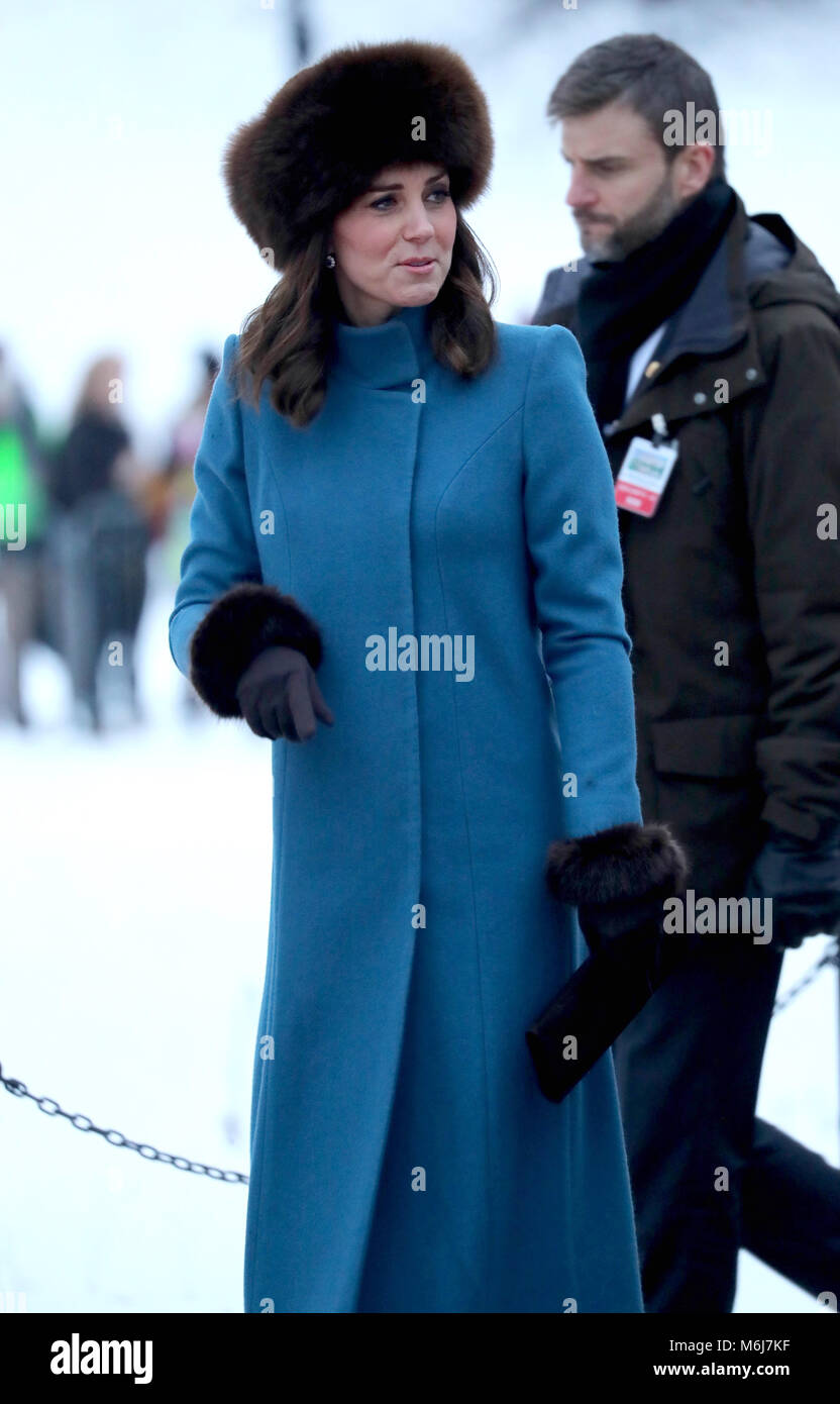 The Duke and Duchess of Cambridge visit the Princess Ingrid Alexandra ...