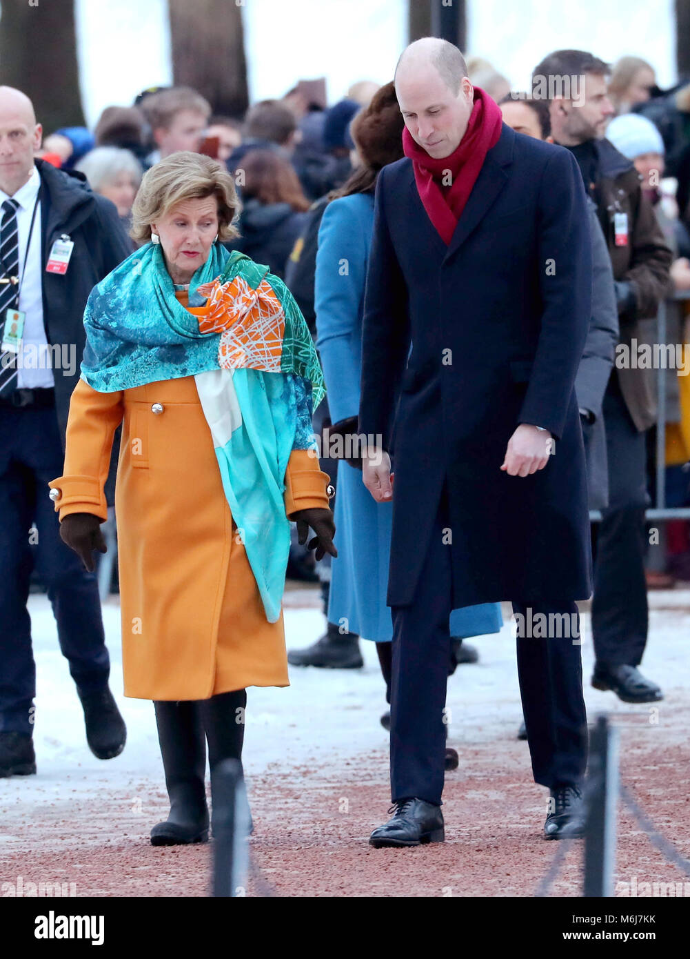 The Duke and Duchess of Cambridge visit the Princess Ingrid Alexandra ...