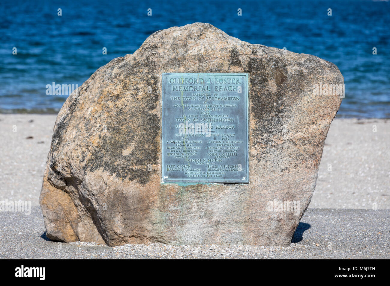 Foster Memorial Beach in Sag Harbor, NY Stock Photo - Alamy