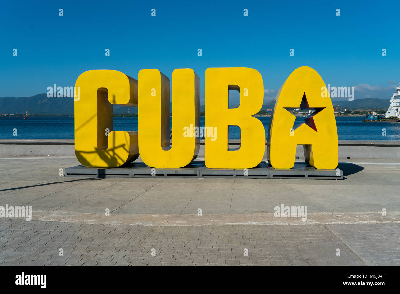santiago de cuba sign Stock Photo - Alamy