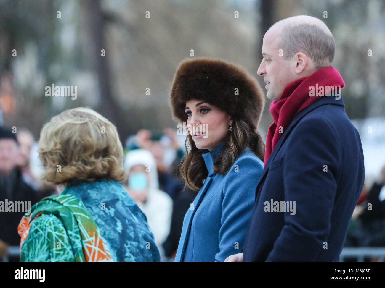 The Duke and Duchess of Cambridge visit the Princess Ingrid Alexandra ...