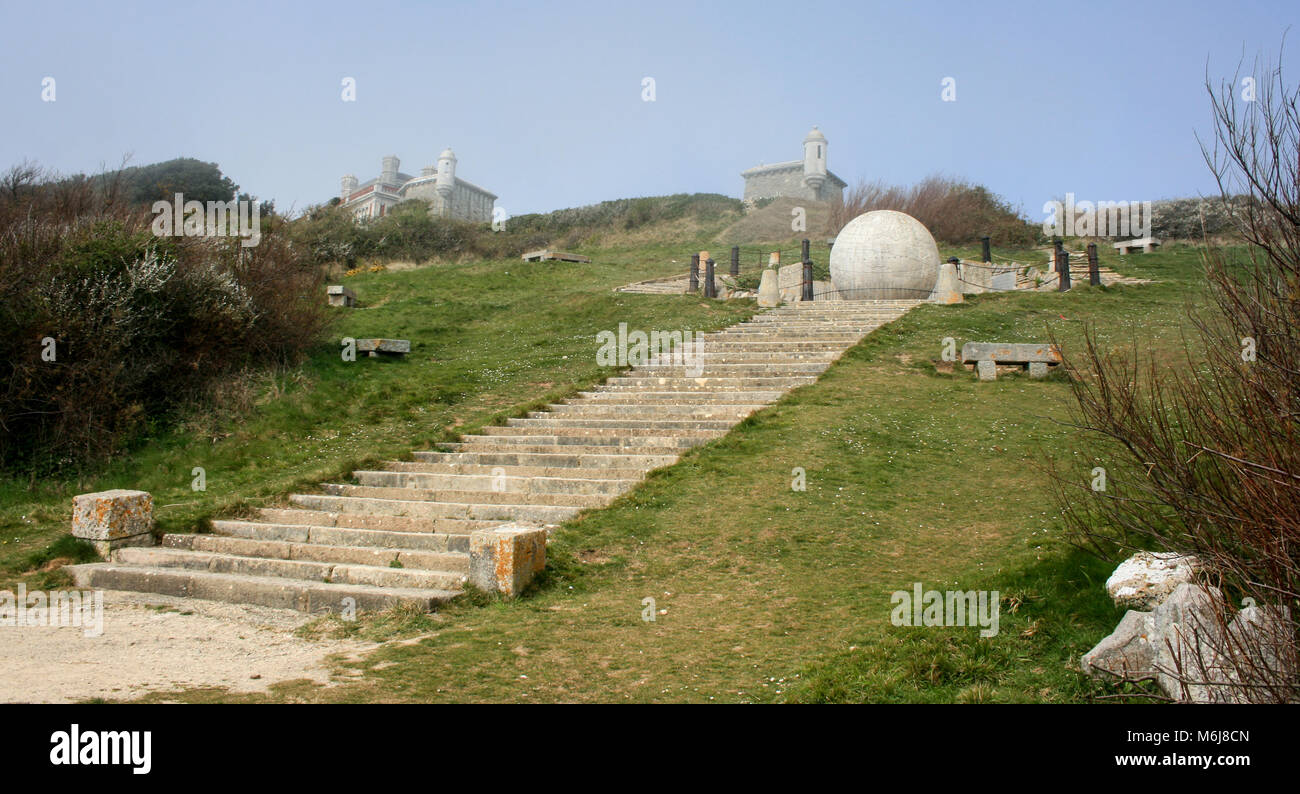 Great Globe at Durlston Castle, Durlston Country Park, Swanage, Dorset ...
