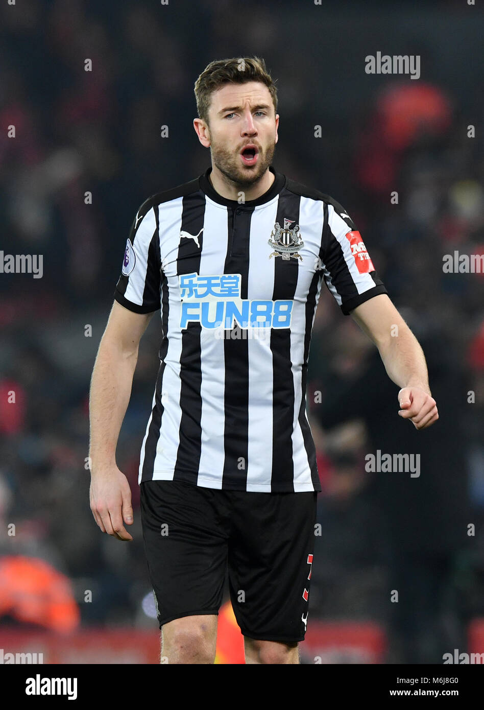 Newcastle United's Paul Dummett during the Premier League match at ...