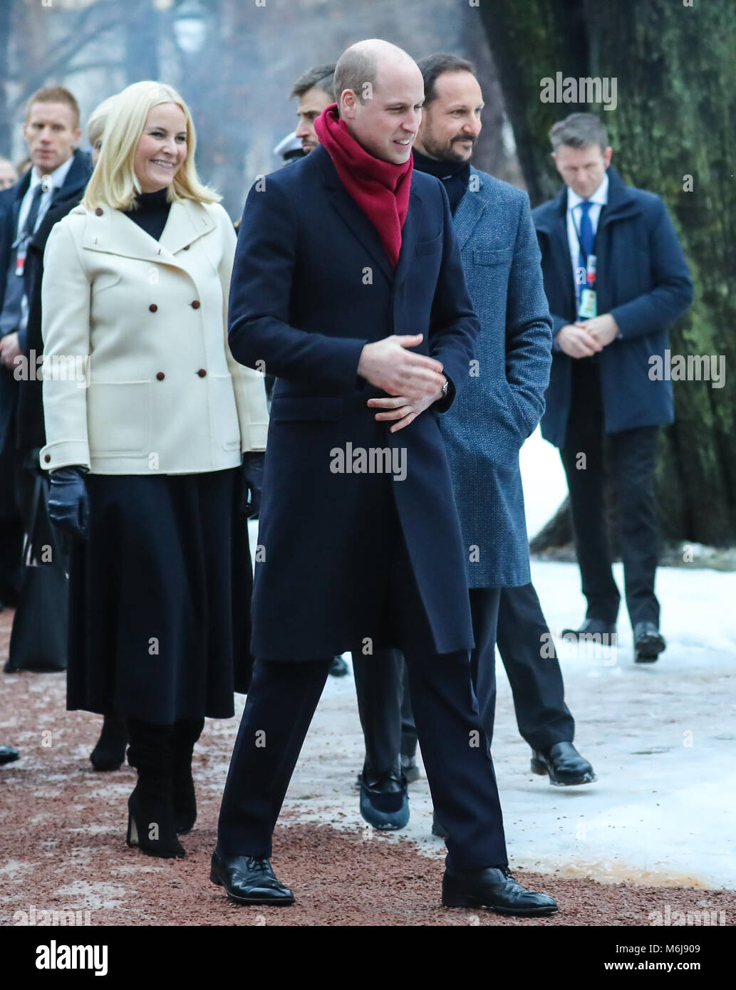 The Duke and Duchess of Cambridge visit the Princess Ingrid Alexandra ...