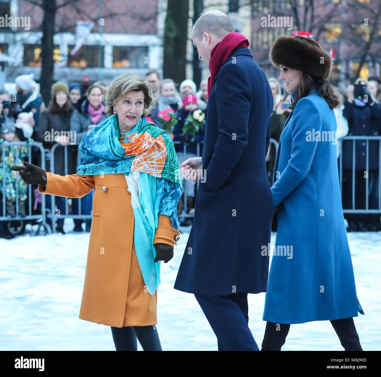 The Duke and Duchess of Cambridge visit the Princess Ingrid Alexandra ...