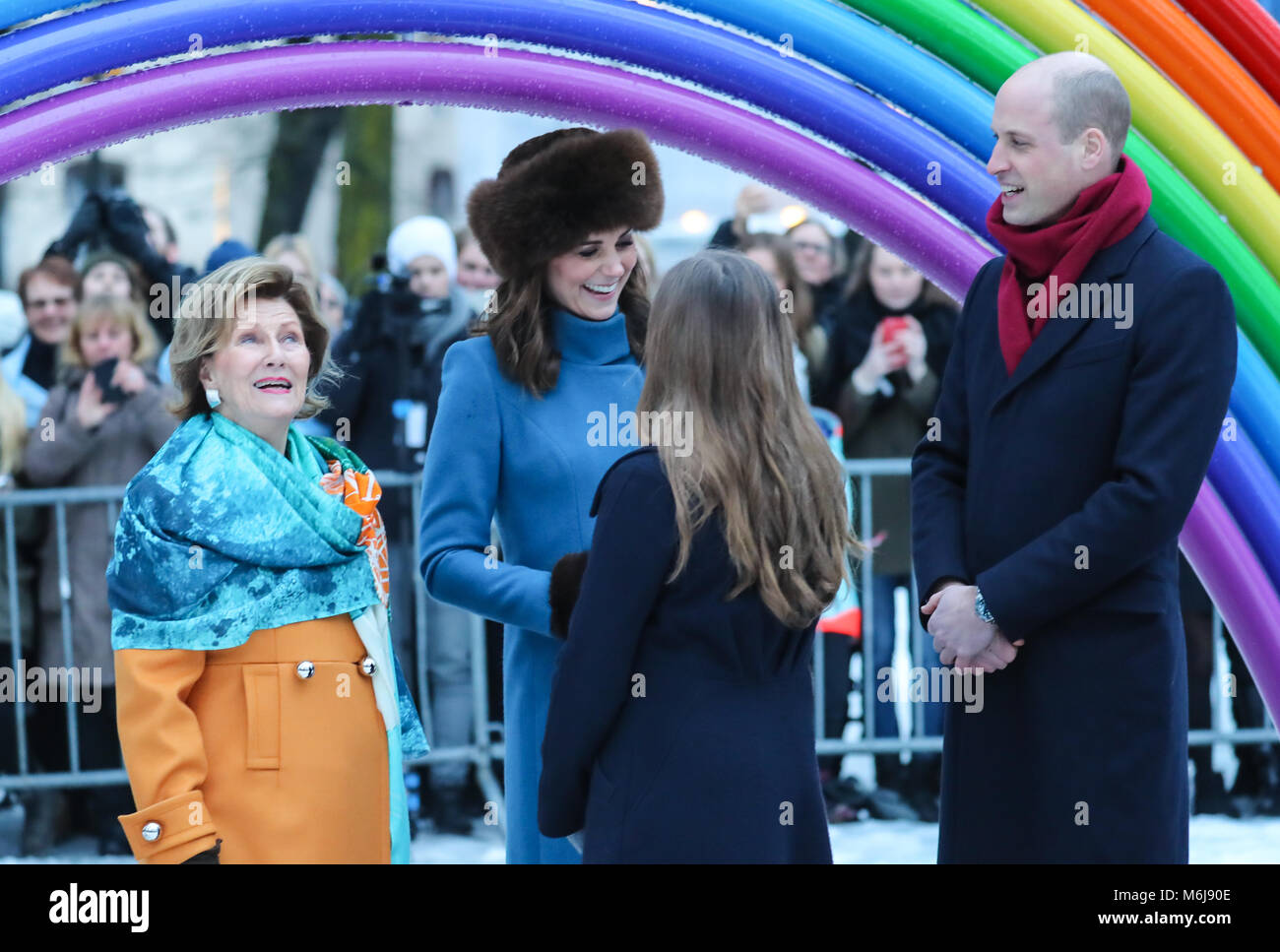 The Duke and Duchess of Cambridge visit the Princess Ingrid Alexandra ...