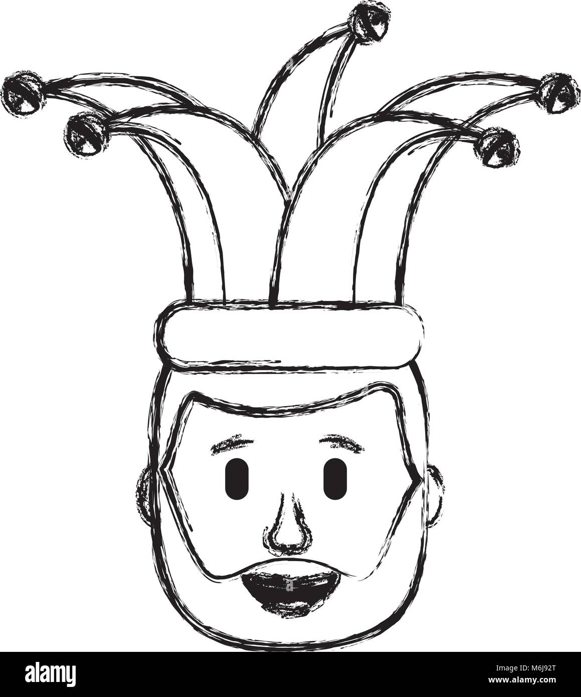 smiling face beard man with hat happy Stock Vector Image & Art - Alamy