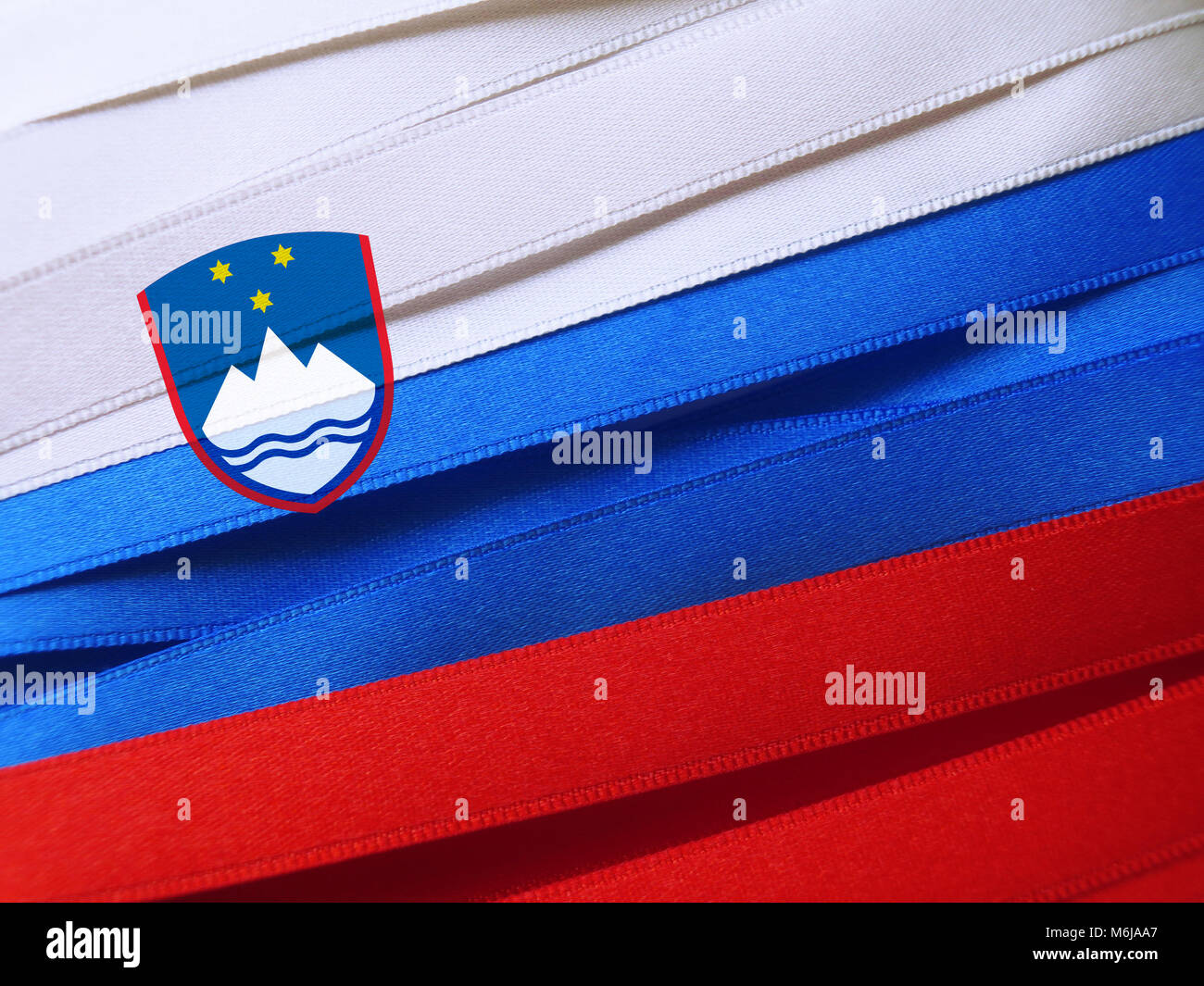 Flag of the european union and slovenia hi-res stock photography and ...