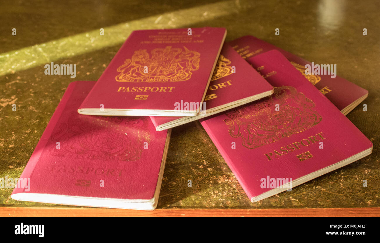 Burgundy eu travel document hi-res stock photography and images - Alamy