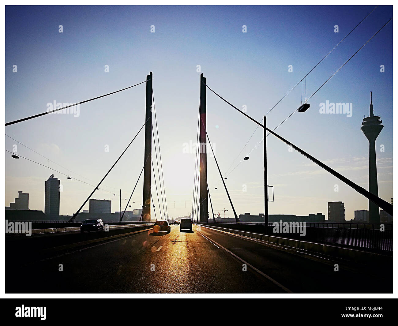 Düsseldorf, urban street scene Stock Photo - Alamy