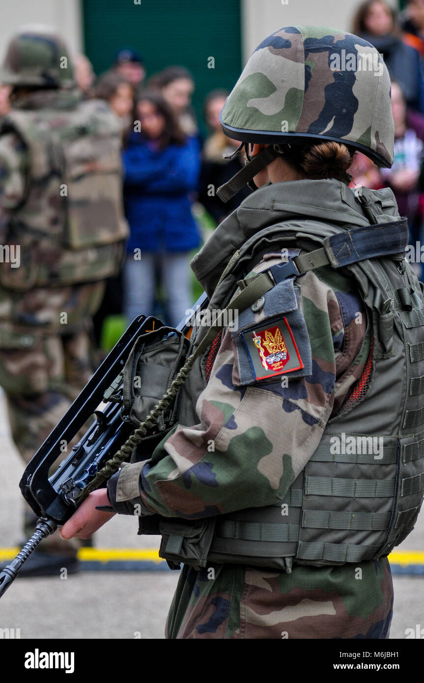 Female french solmier hi-res stock photography and images - Alamy