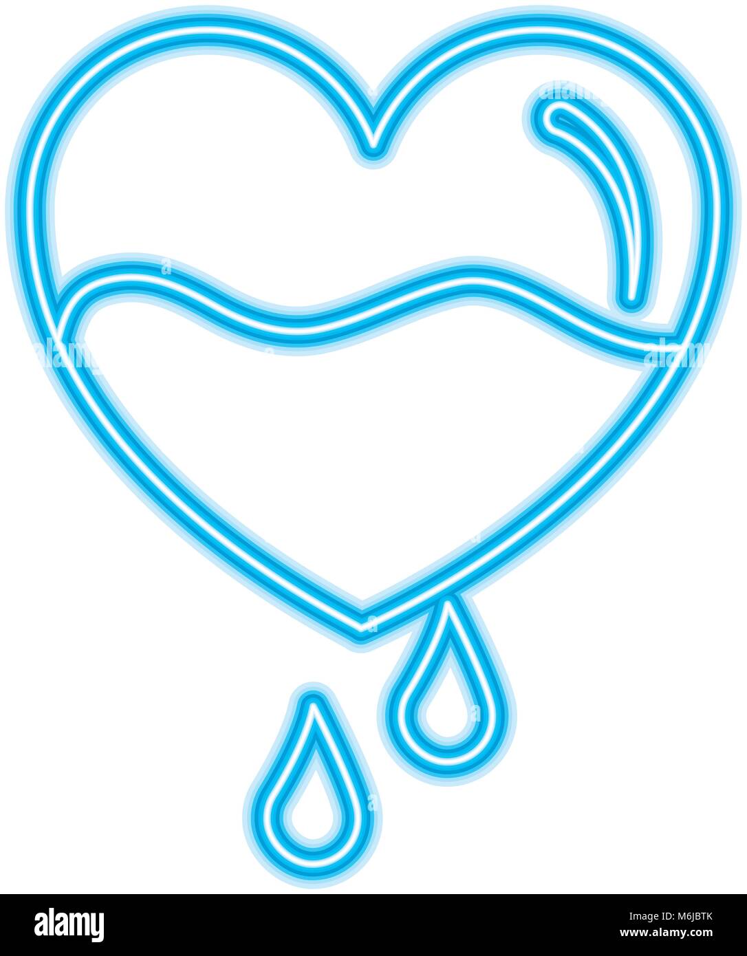 heart blood drops falling prevention care Stock Vector Image & Art - Alamy