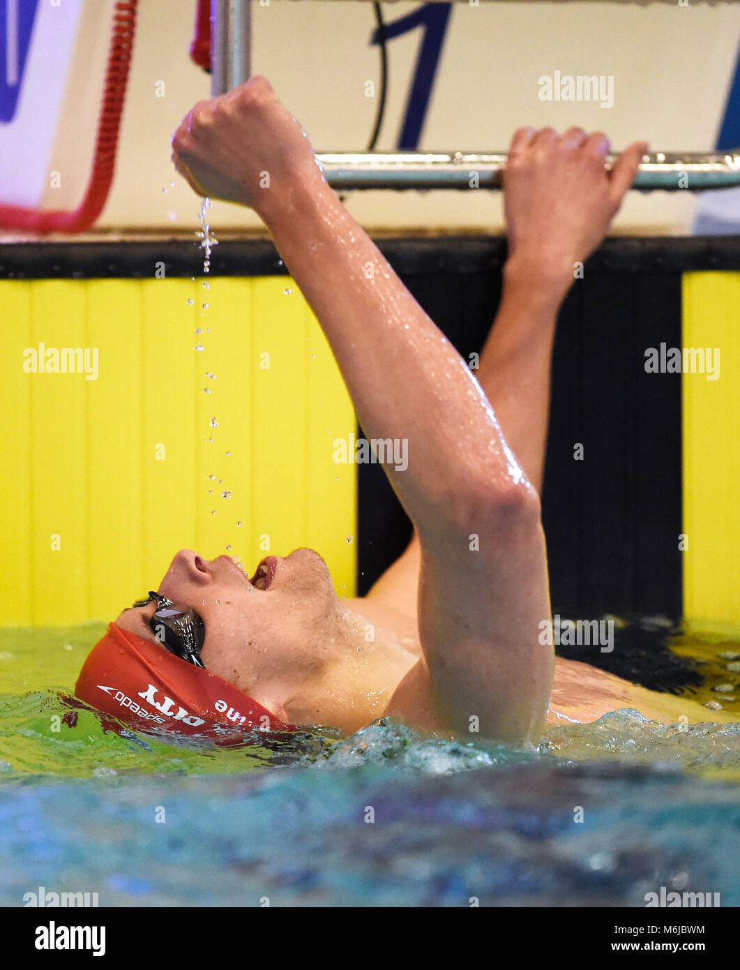 Stephen Milne celebrates after winning the final of the Men's 200m ...