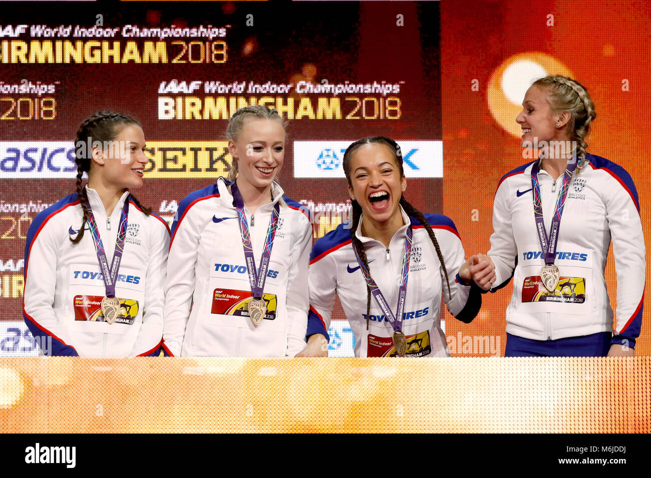 (From left to right) Great Britain's Zoey Clark, Amy Allcock, Hannah ...