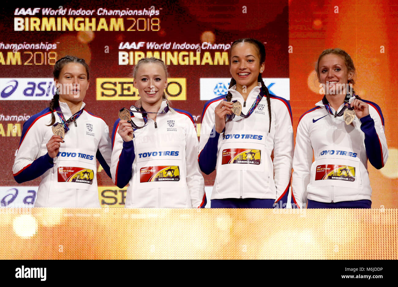 (From left to right) Great Britain's Zoey Clark, Amy Allcock, Hannah ...