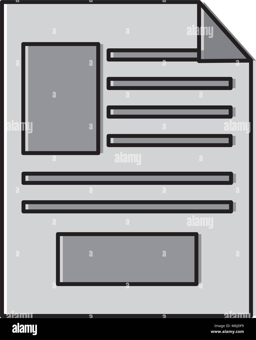 document sheet digital work paper Stock Vector Image & Art - Alamy