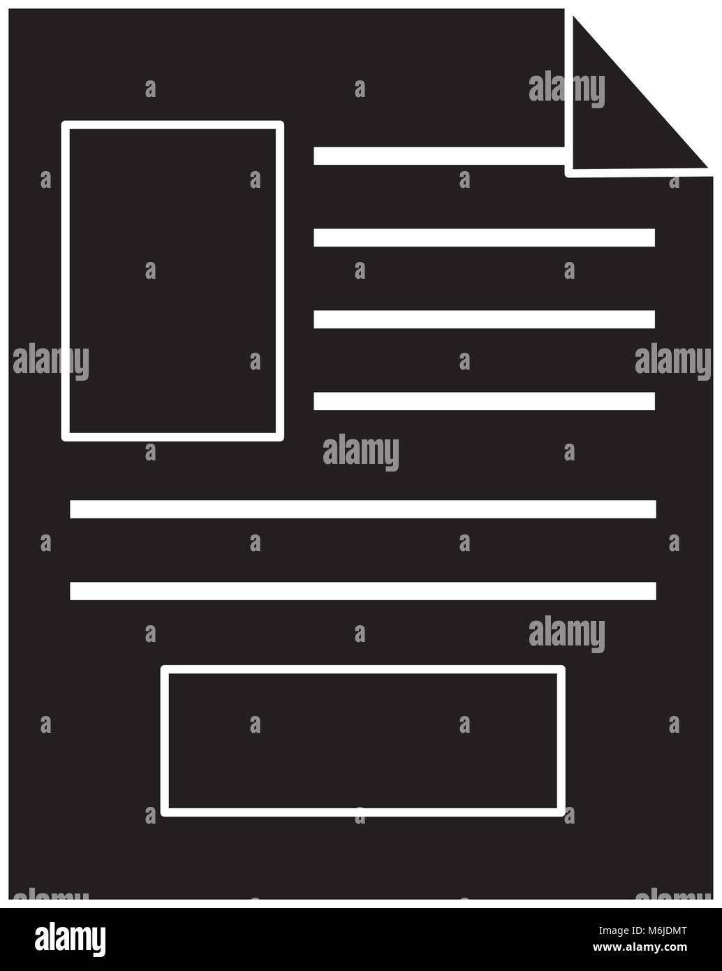 document sheet digital work paper Stock Vector Image & Art - Alamy