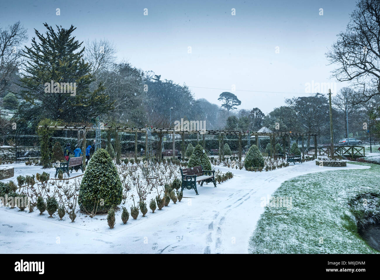 Winter snow scene hi-res stock photography and images - Alamy