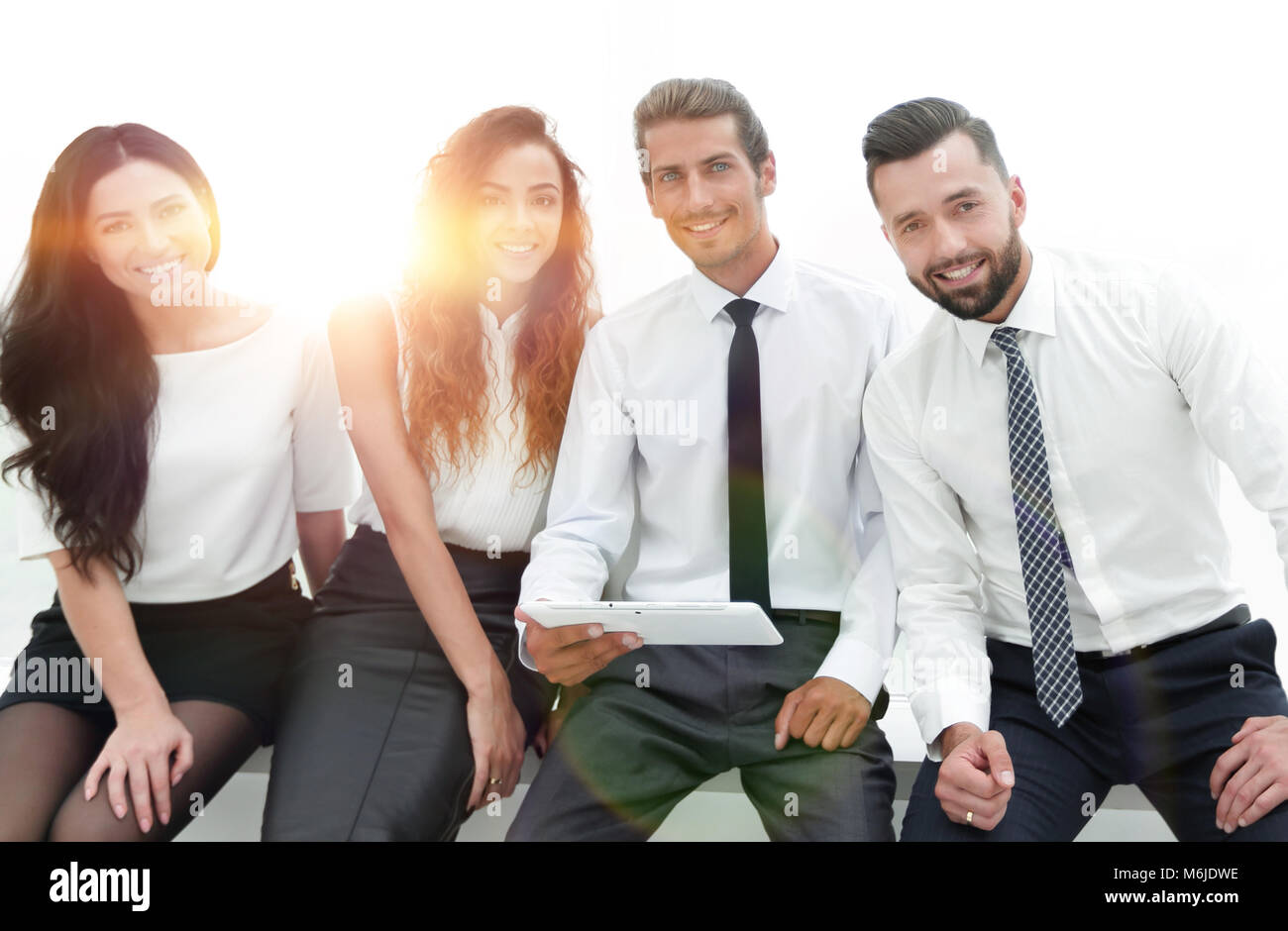 portrait of successful business team Stock Photo - Alamy