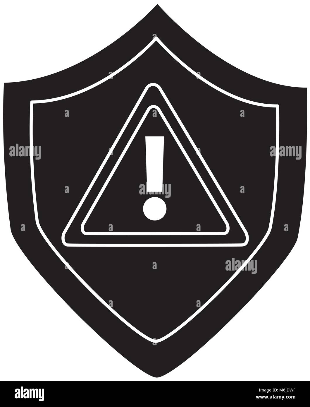 security warnign sign alert problem system technology Stock Vector ...