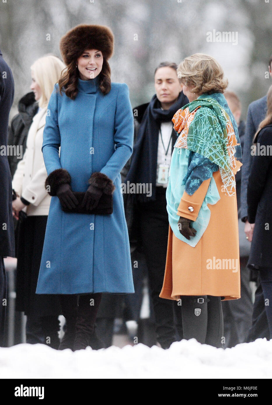 The Duke and Duchess of Cambridge visit the Princess Ingrid Alexandra ...