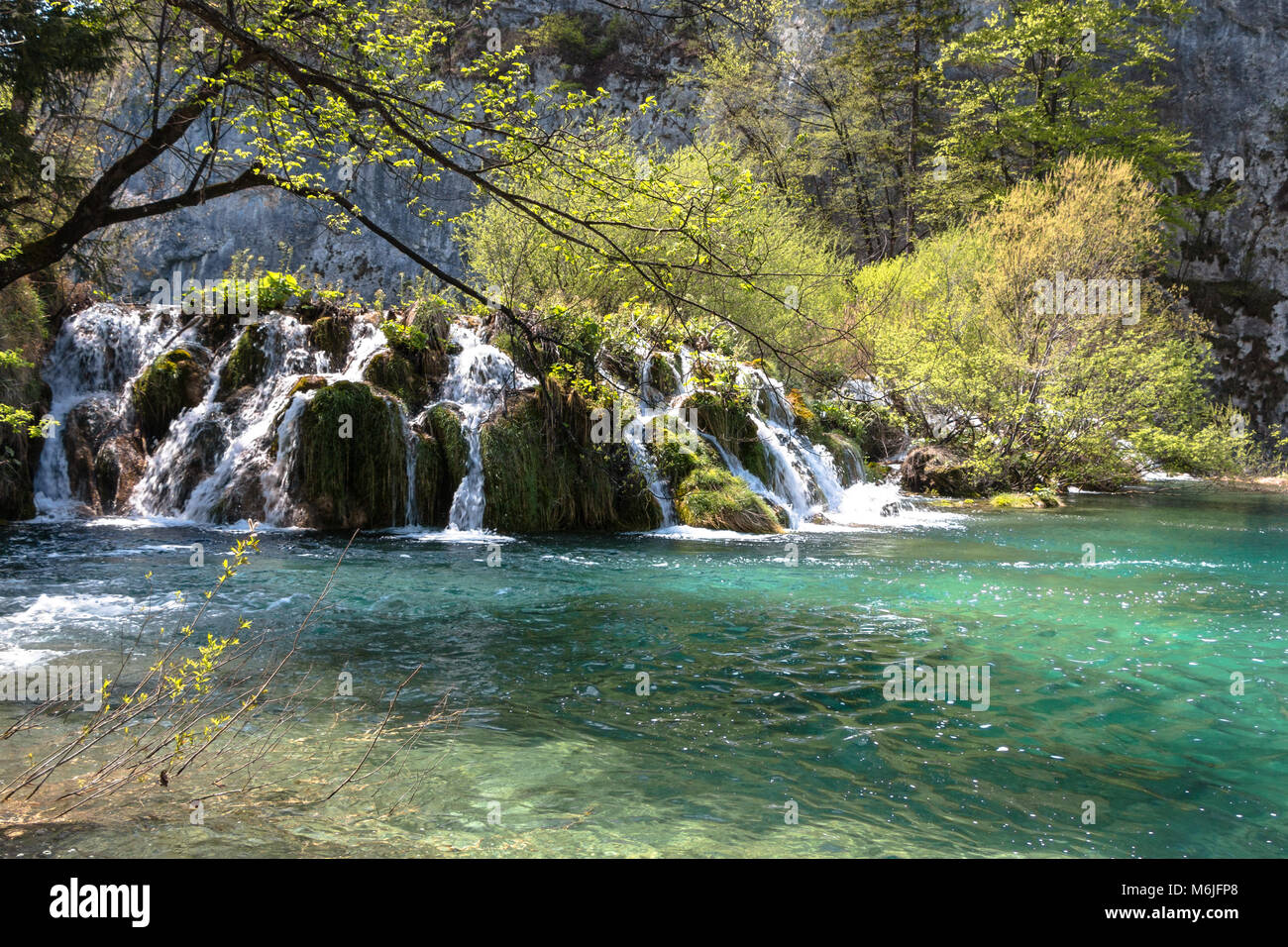 Waterfalls in plitvice lakes national hi-res stock photography and ...