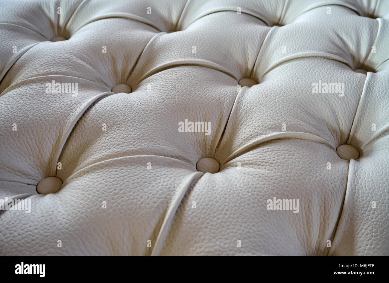 Carriage coupler sitting panel. Panel of beige leather made by the ...