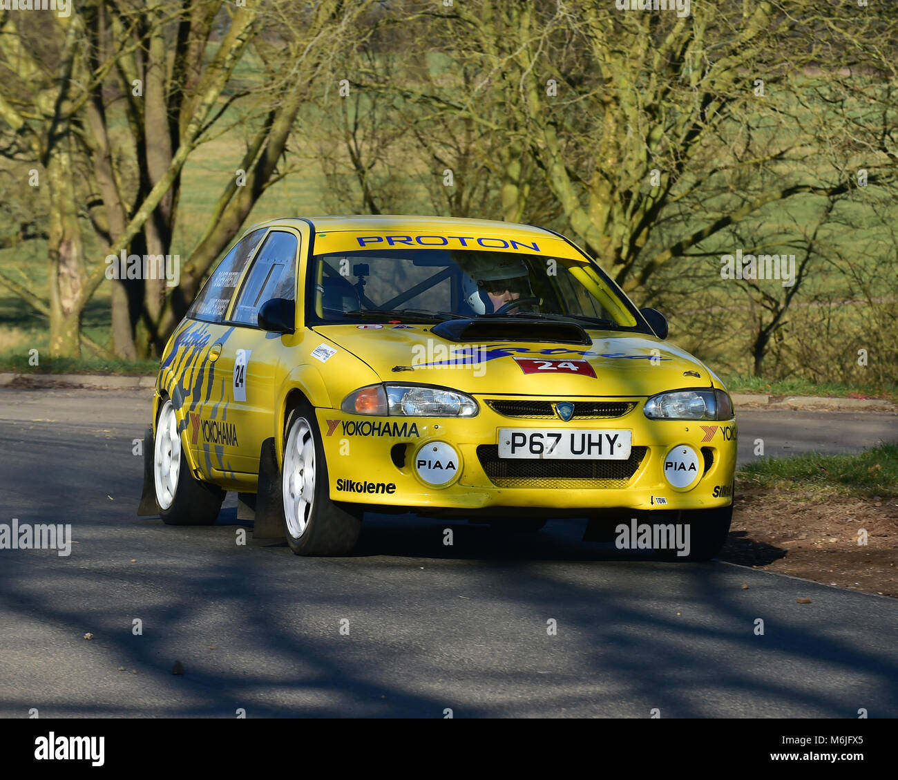Roger Priestnall, Proton Satria S1600, Race Retro, Rally stage, Sunday ...