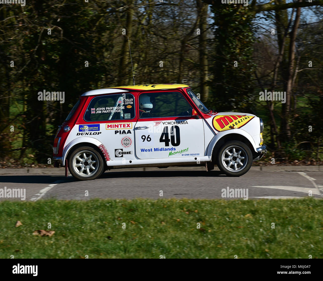 Jim Partridge, Rover Mini GpA, Race Retro, Rally stage, Sunday 25th ...