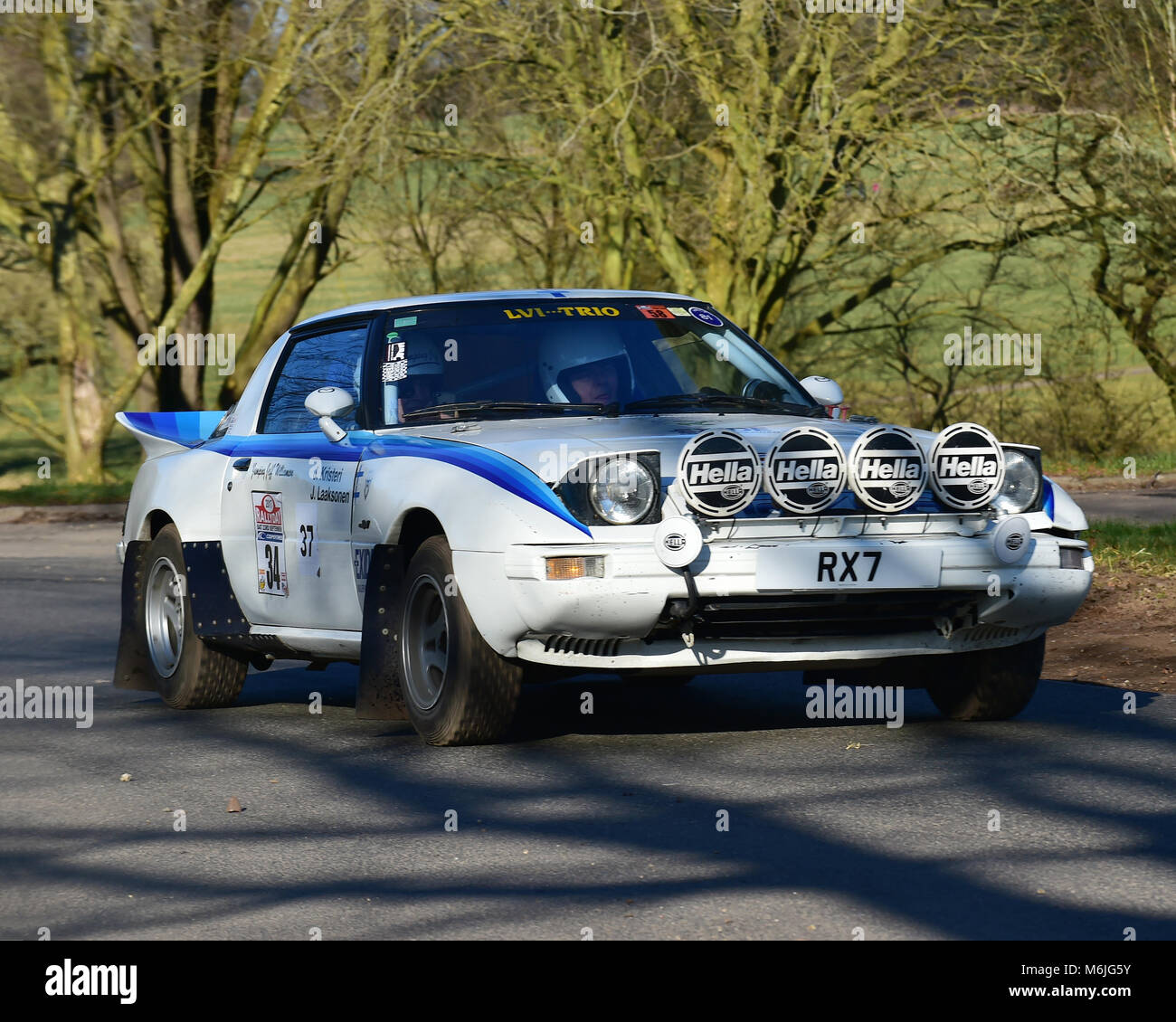 Jeff Williamson, Mazda RX7, Race Retro, Rally stage, Sunday 25th ...