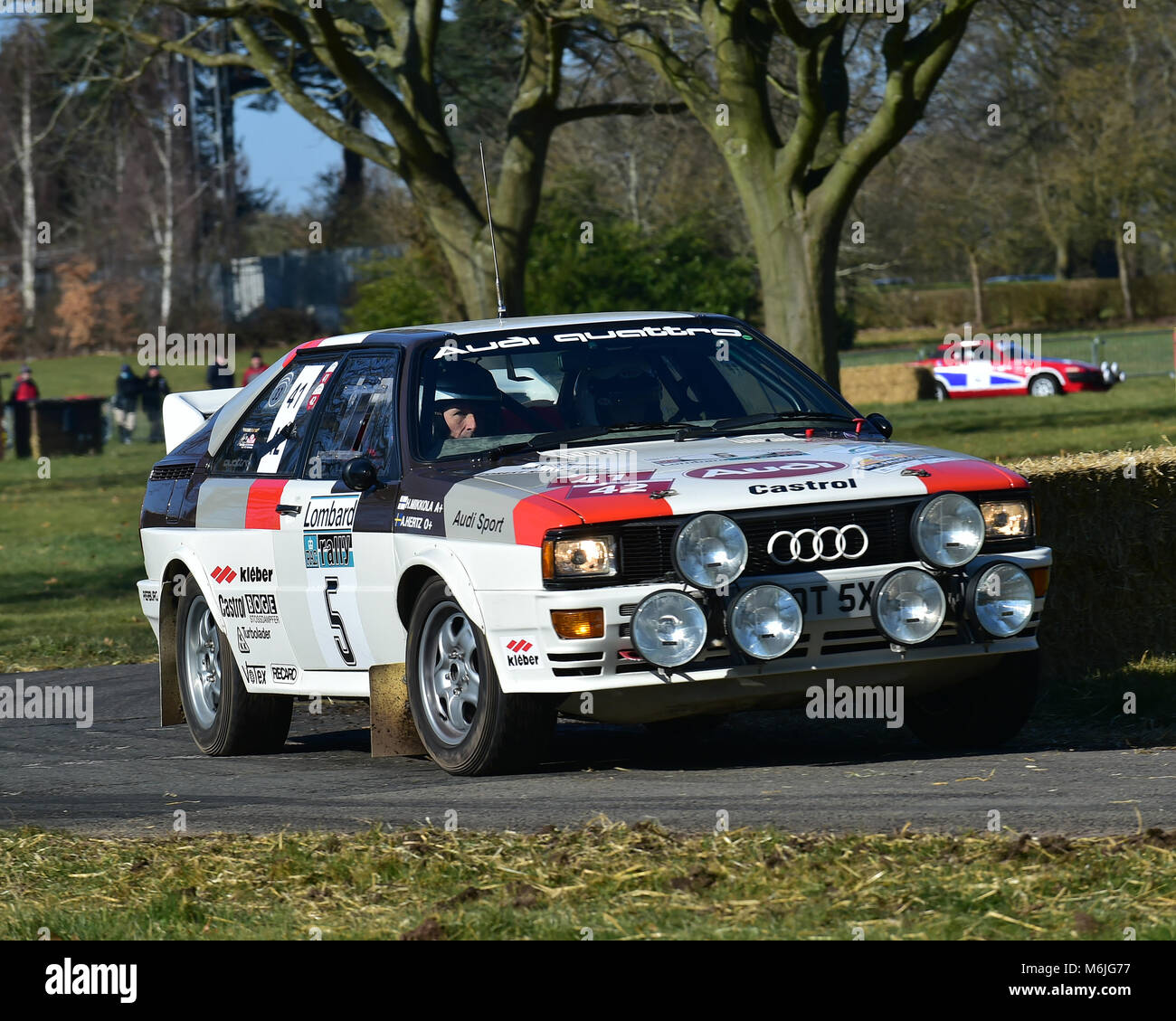 Tim Clarke, Audi Quattro, Race Retro, Rally stage, Sunday 25th February ...