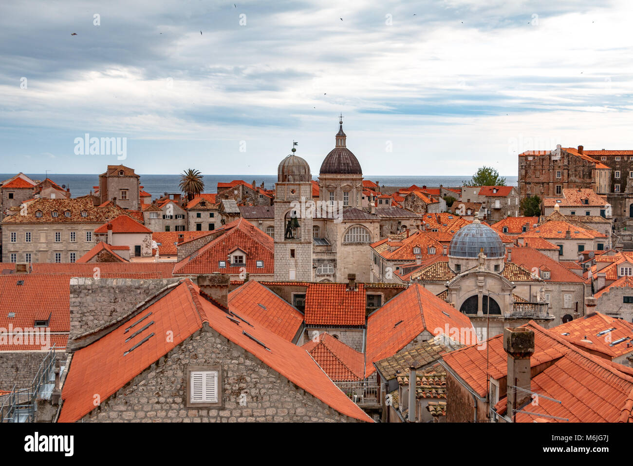 Looking over the rooftops of Dubrovnik Stock Photo - Alamy