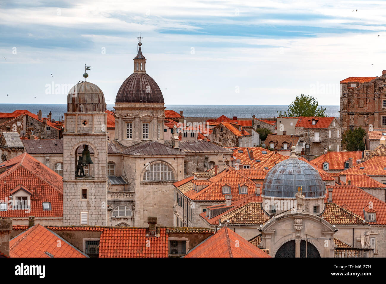 Looking over the rooftops of Dubrovnik Stock Photo - Alamy