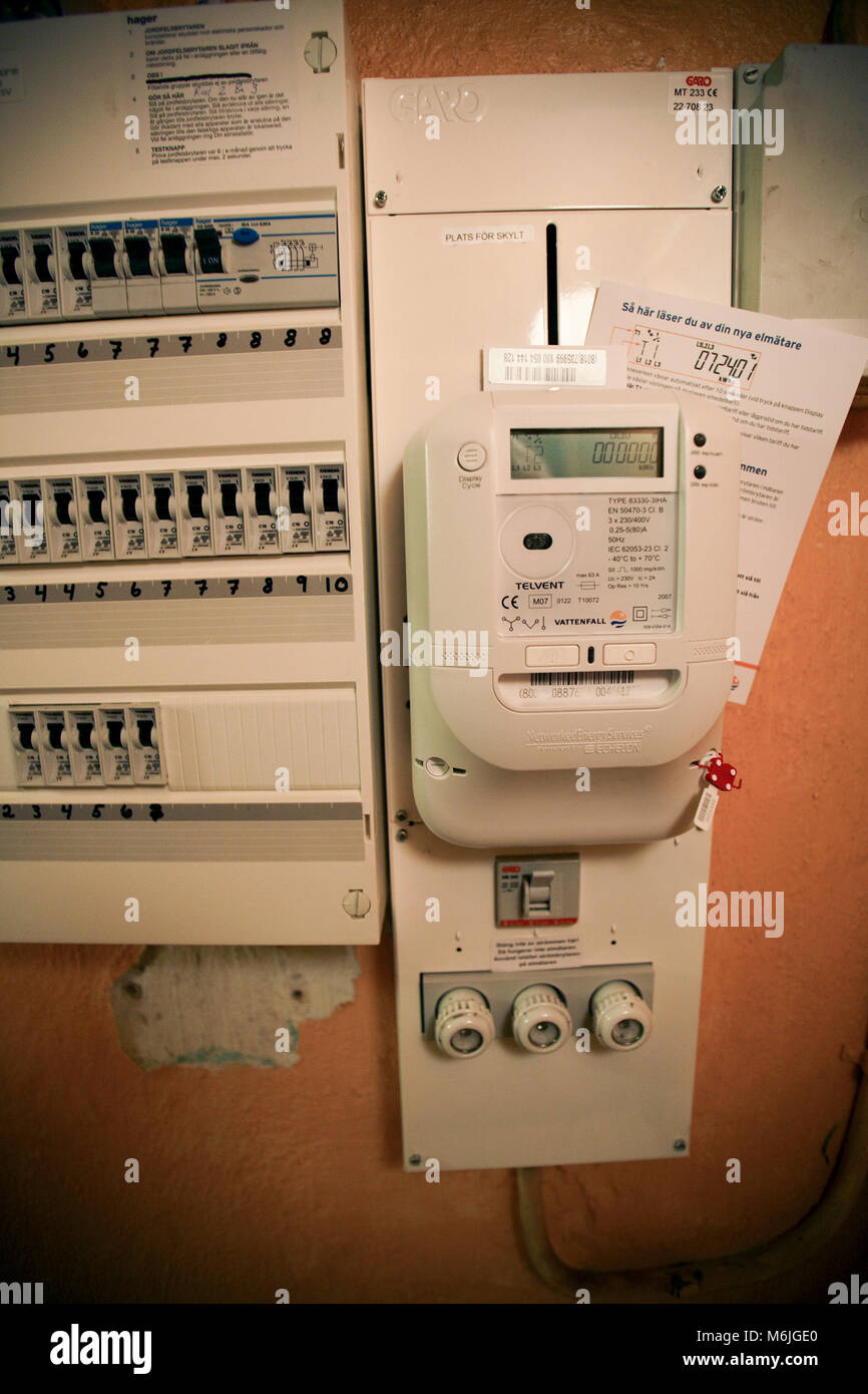 Electricity meters hi-res stock photography and images - Alamy