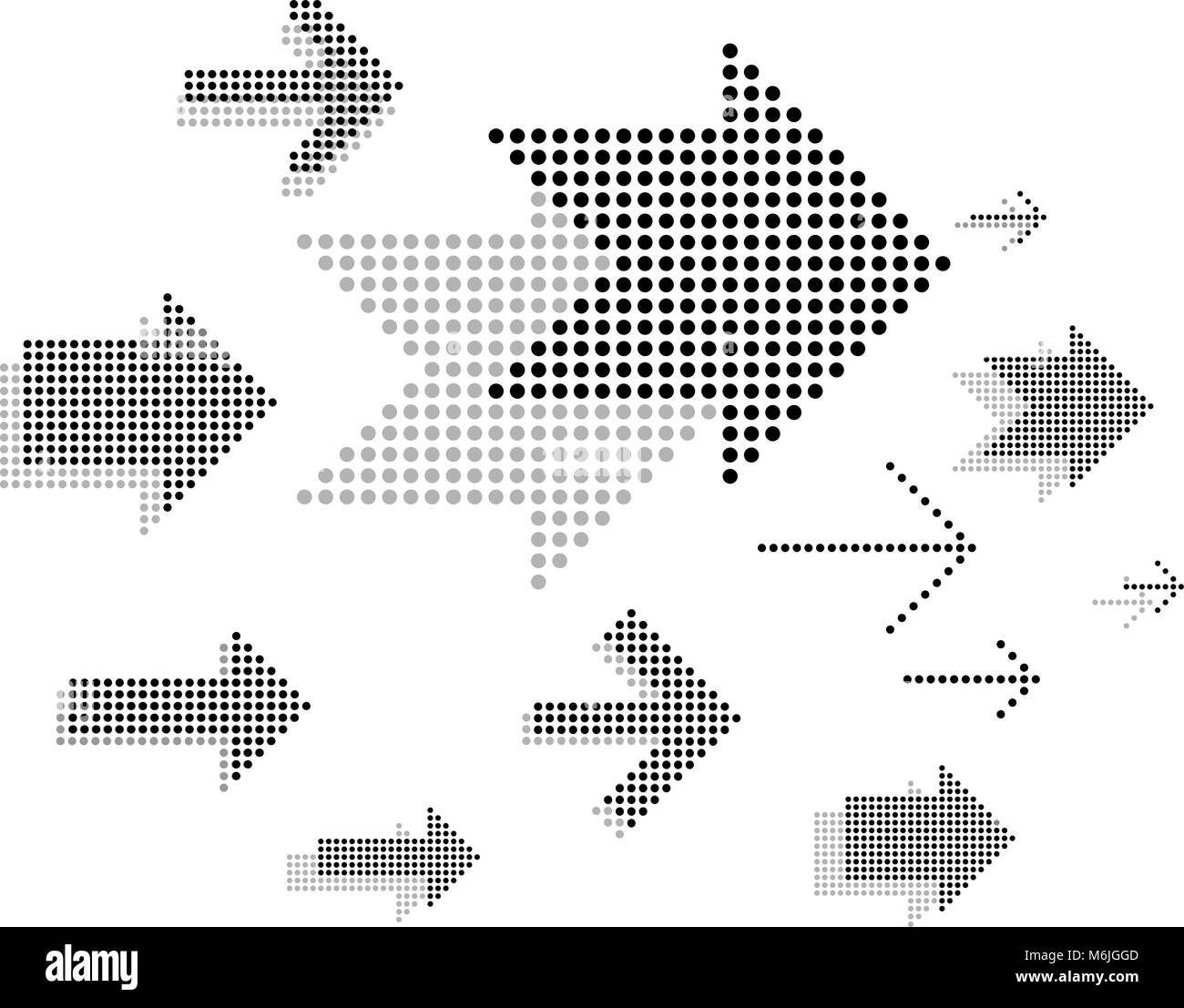 Arrow abstract layout Stock Vector Images - Alamy