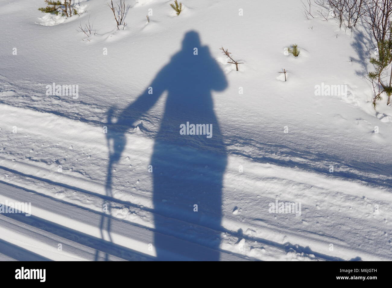 tour with one shadow Stock Photo - Alamy