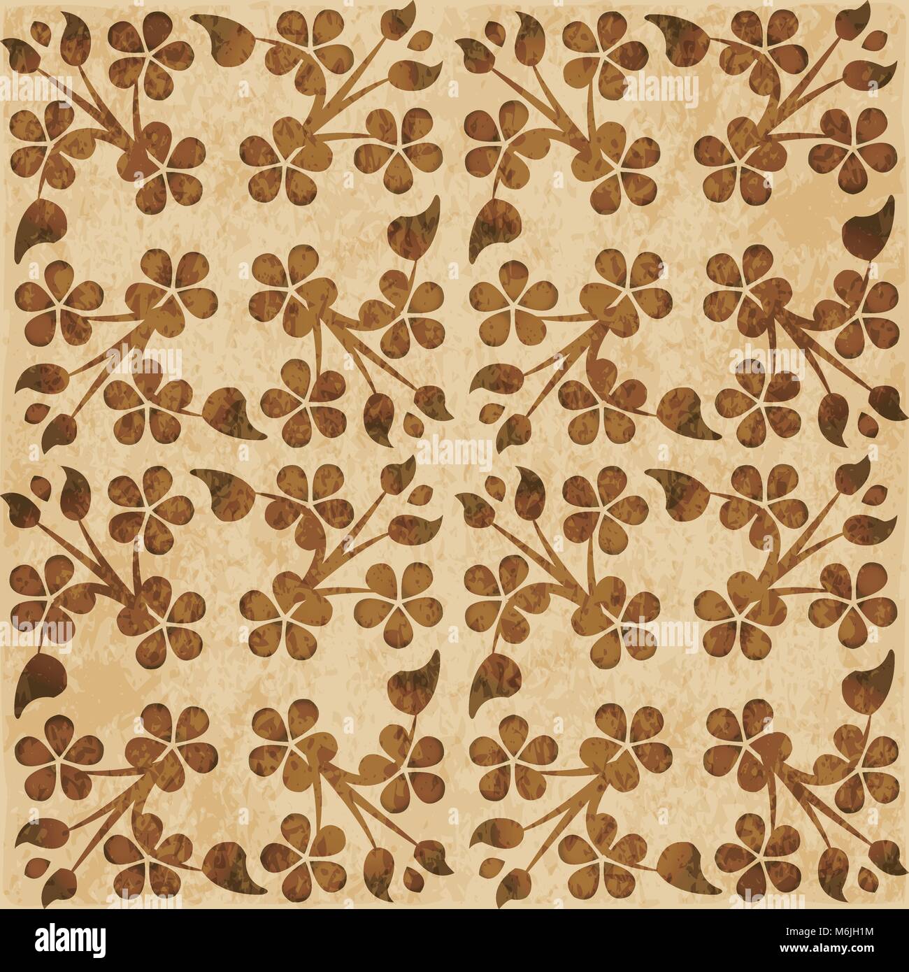 Wood clover Stock Vector Images - Alamy