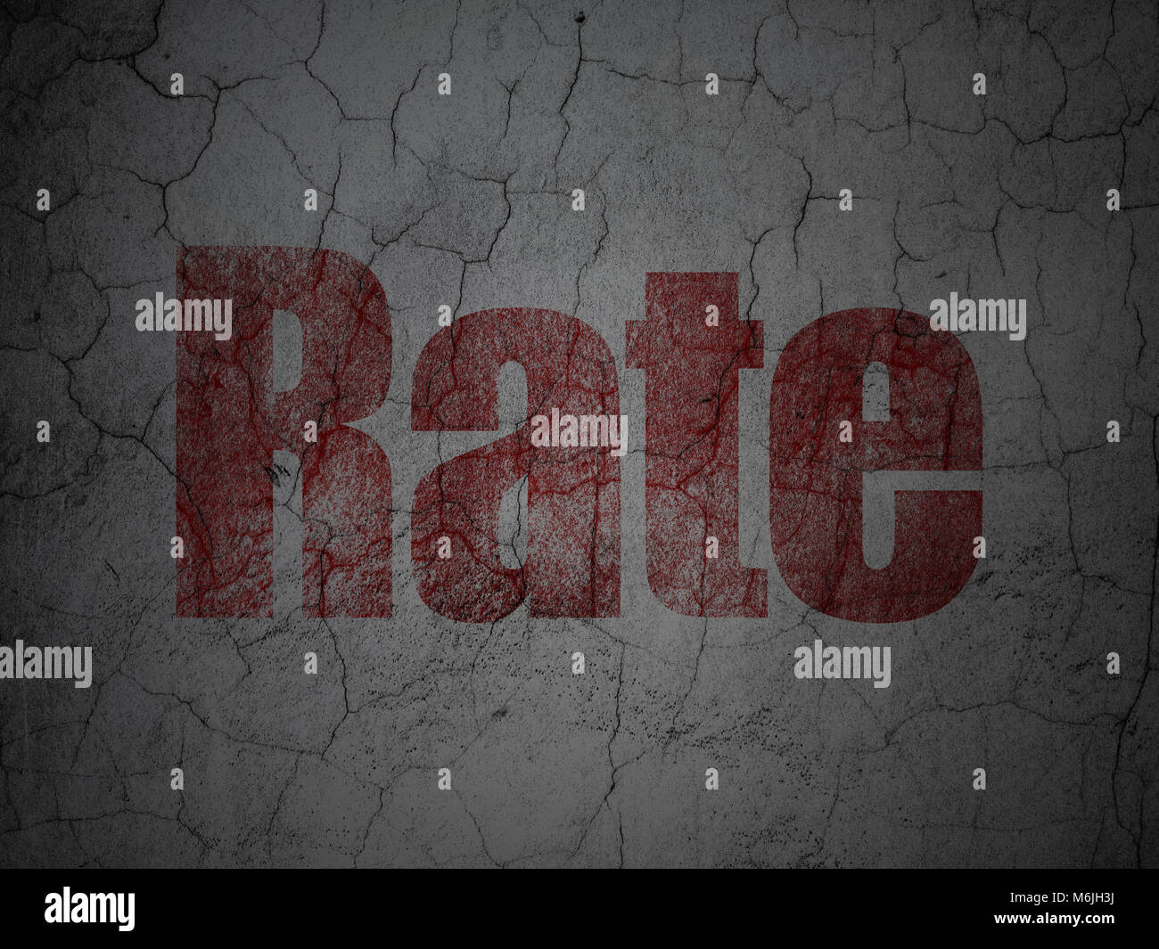 Banking concept: Rate on grunge wall background Stock Photo - Alamy