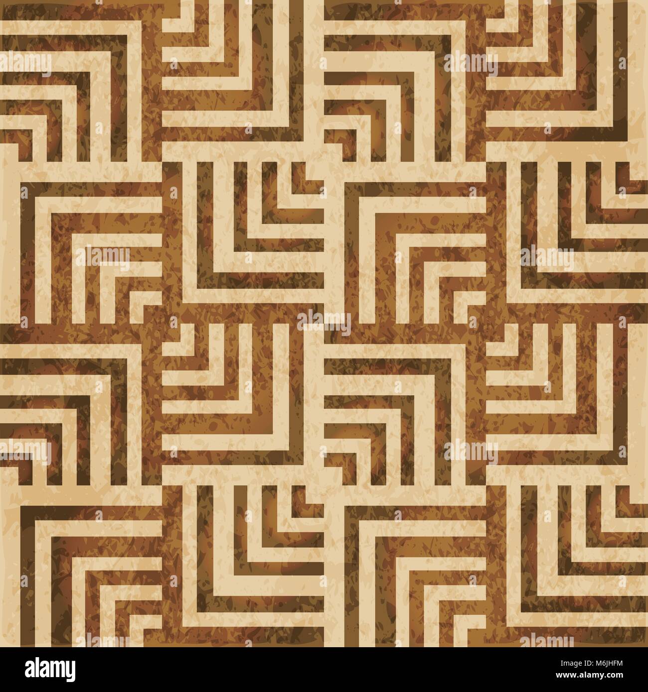 Retro brown watercolor texture grunge seamless background spiral ...