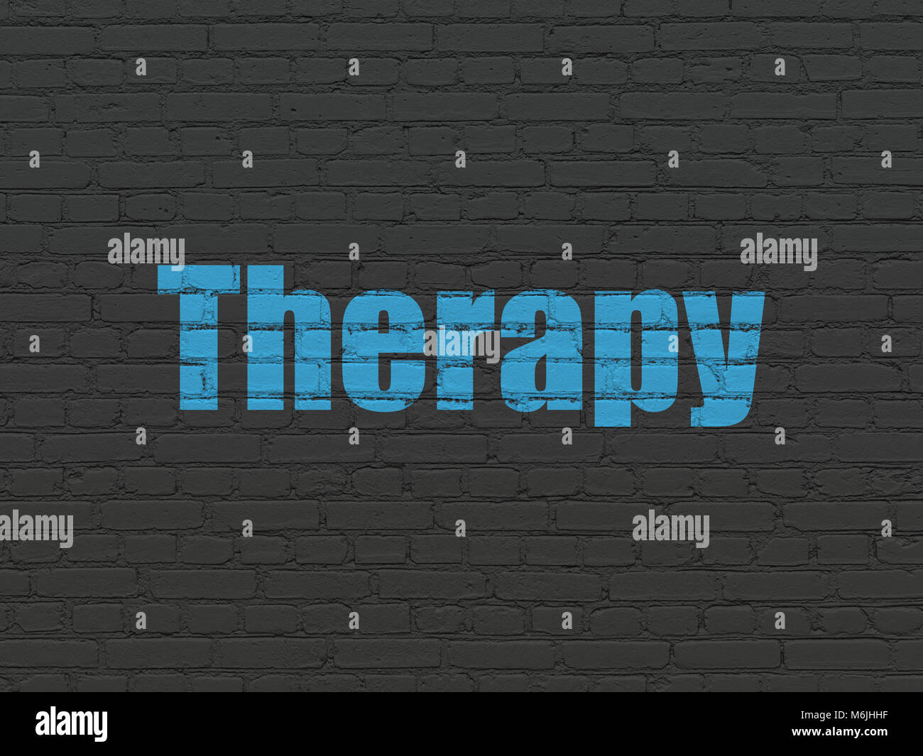 Health concept: Therapy on wall background Stock Photo - Alamy