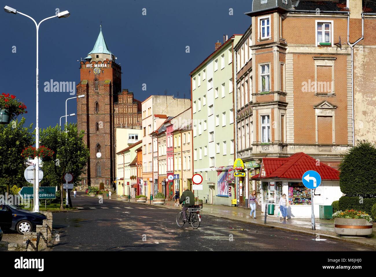 Poland, church in Chojna Stock Photo - Alamy