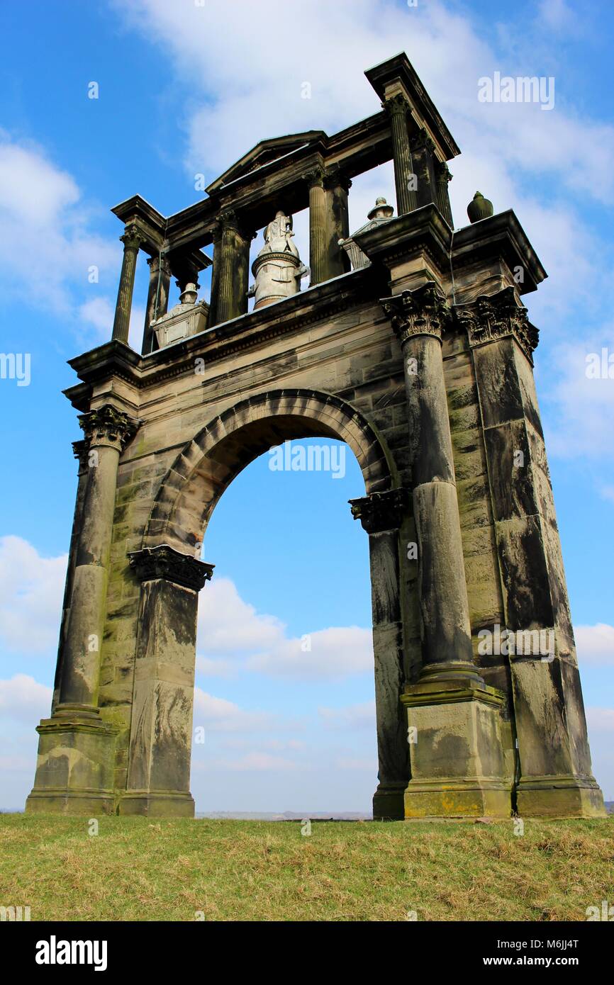 Hadrian's Arch at Shughborough Hall in Staffordshire is a copy of ...