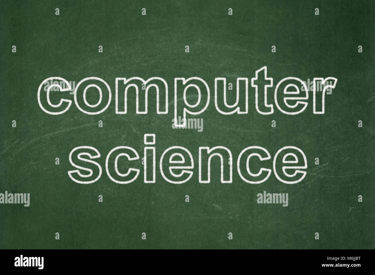 Science concept: Computer Science on chalkboard background Stock Photo ...