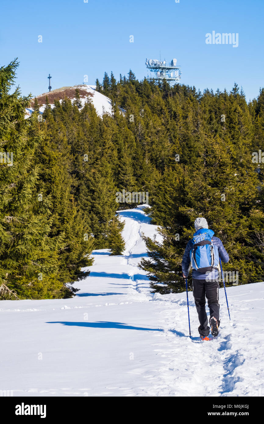 Walking through deep snow hi-res stock photography and images - Alamy